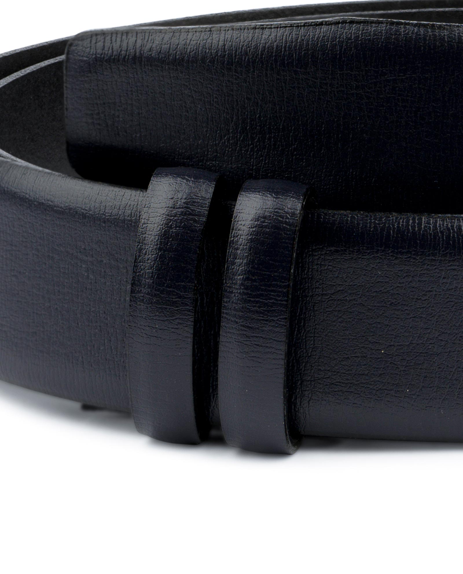 Buy Men's Navy Belt for Buckles | Real Leather | LeatherBeltsOnline.com