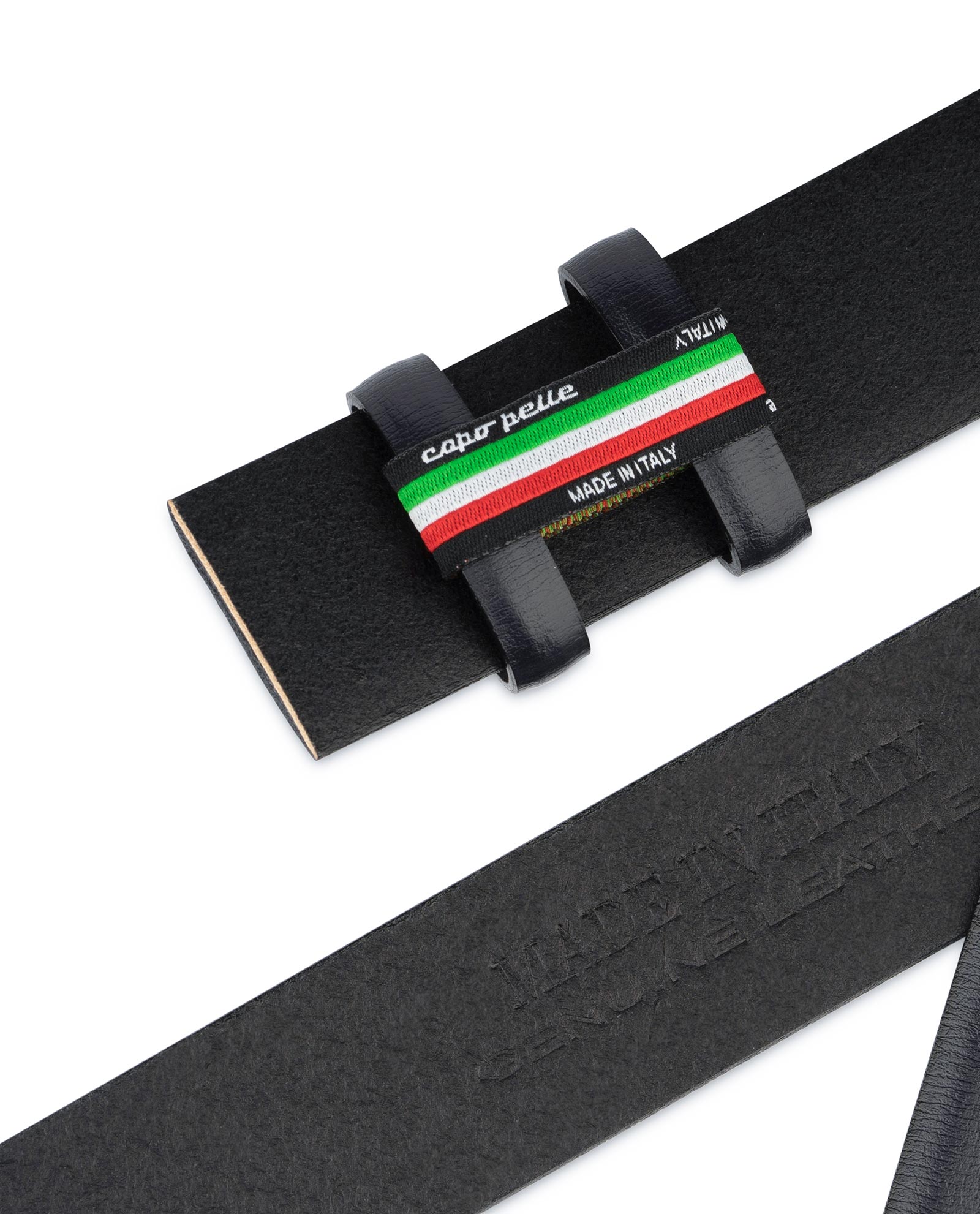 Buy Men's Navy Belt for Buckles | Real Leather | LeatherBeltsOnline.com