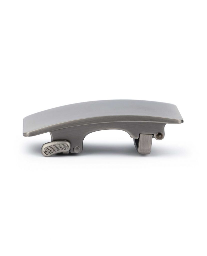 Buy Gunmetal Automatic Belt Buckle | LeatherBeltsOnline.com