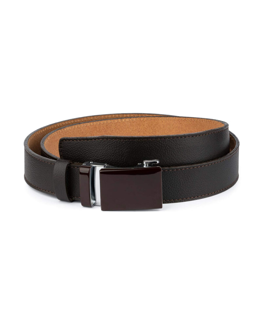 Buy Comfort Click Belt | Brown Buckle | LeatherBeltsOnline.com