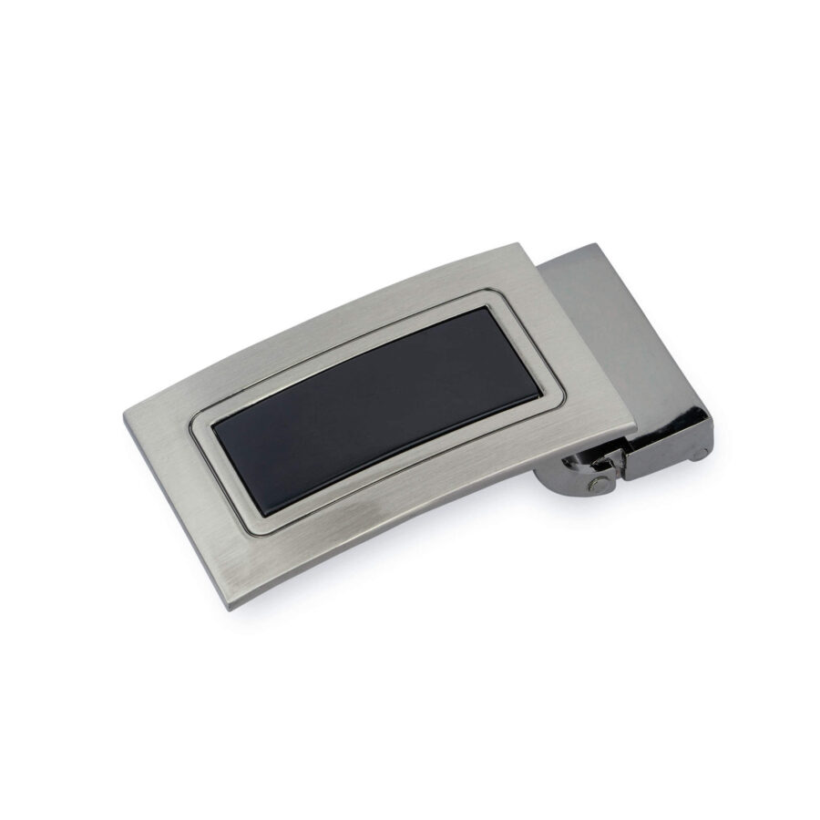Buy Casual Belt Buckle For Men With Black Rectangle 35 Mm | Capo Pelle