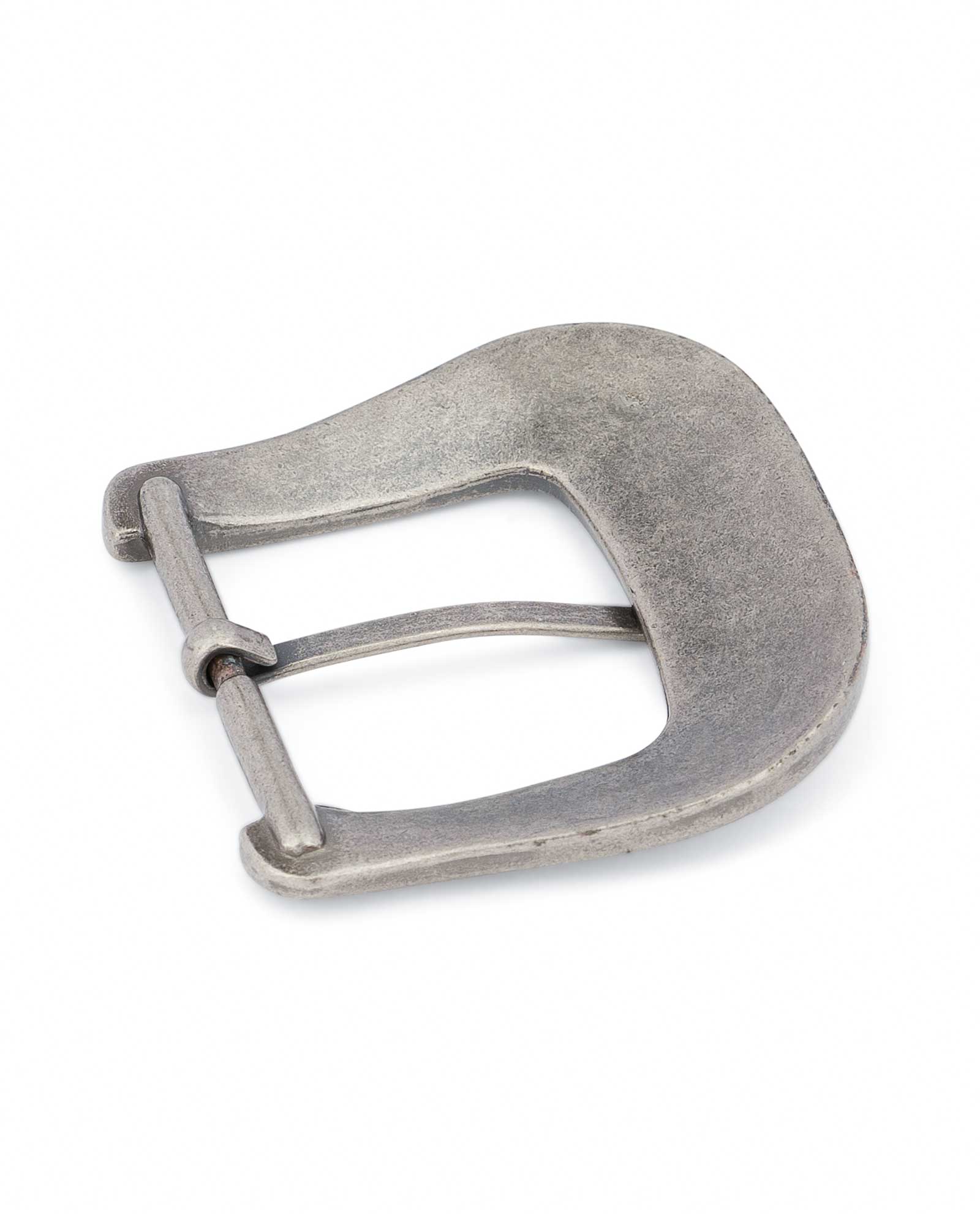 Buy Taupe Suede Leather Cowboy Belts With Silver Buckle - Capo