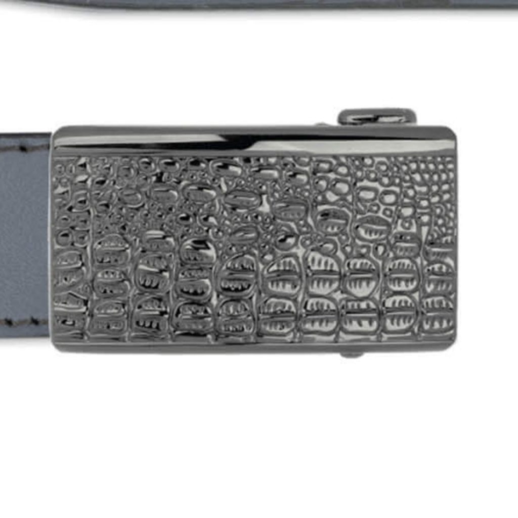 Buy Gray Mens Belt Without Holes With Unique Buckle - Capo