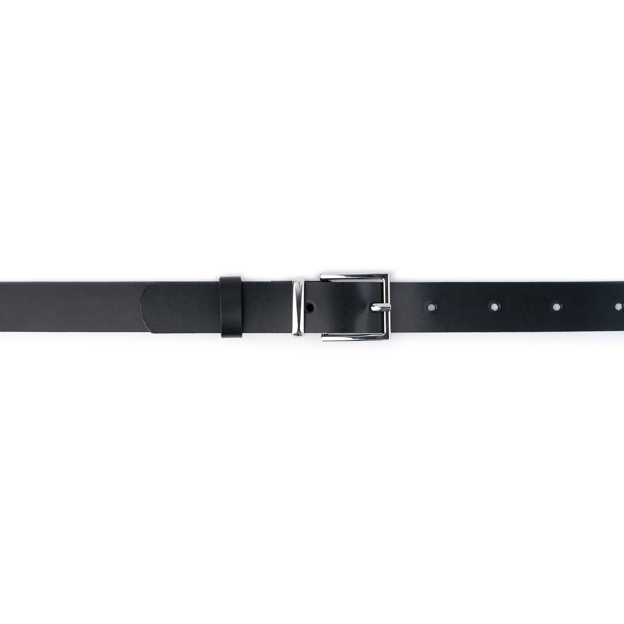 Buy Women's Belt Black Leather 1 Inch - LeatherBelt