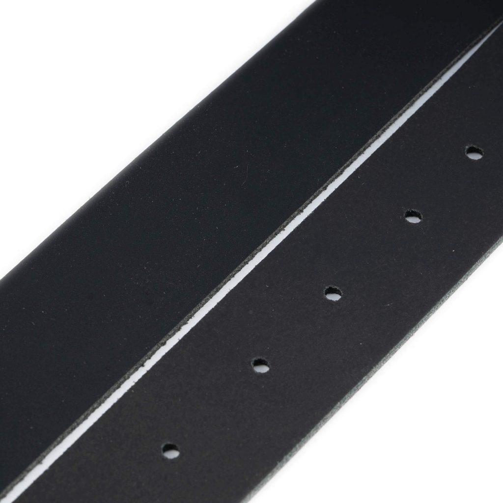 Buy Black Belt Strap Without Buckle Replacement 3.5 Cm Leather