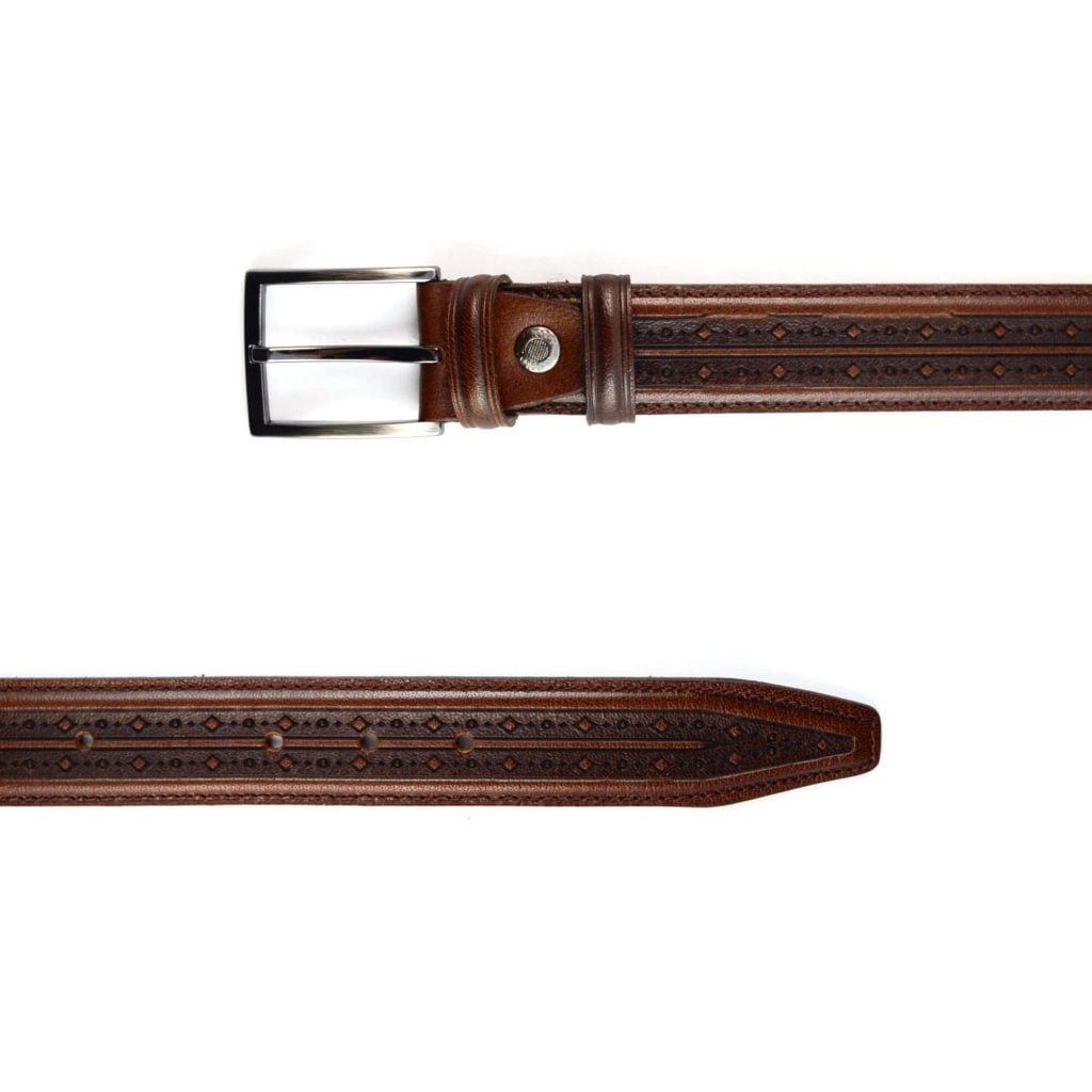 Buy Brown Leather Fancy Mens Belts For Jeans