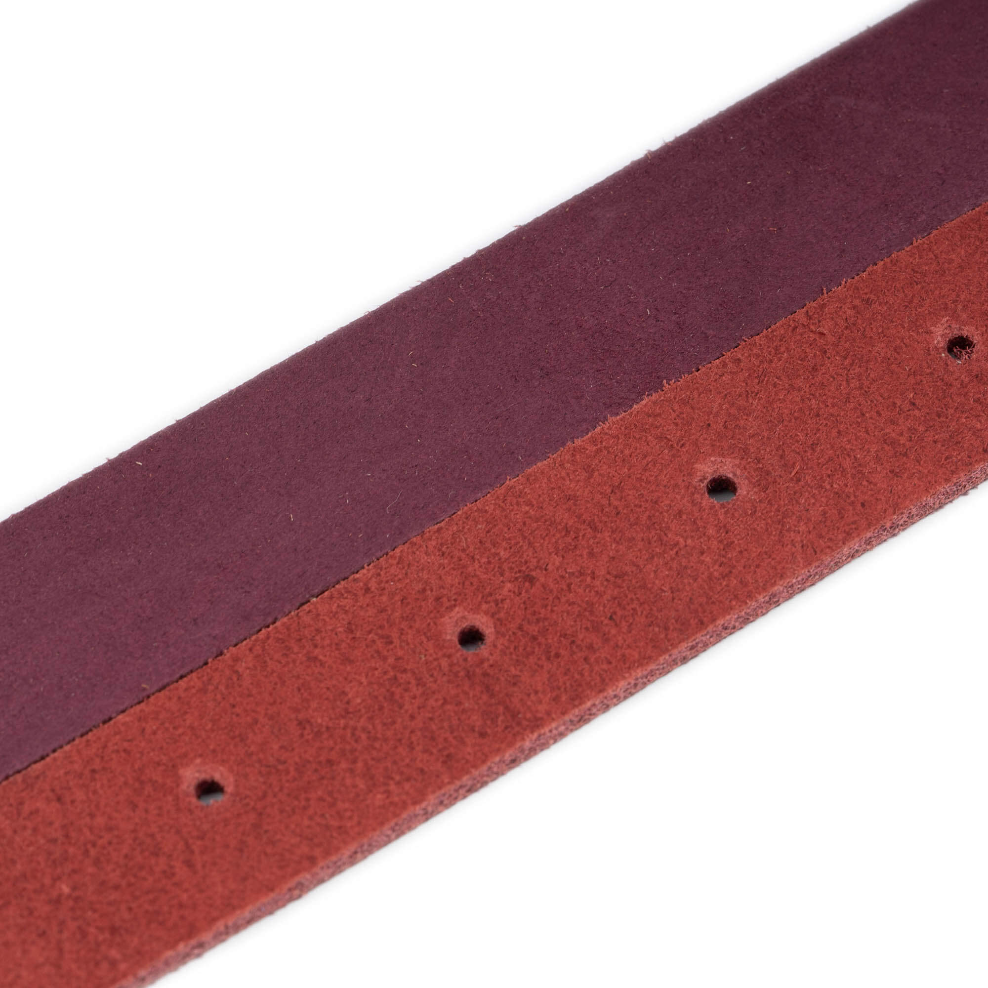 Buy Burgundy Soft Leather Belt With Gold Italian Buckle ...