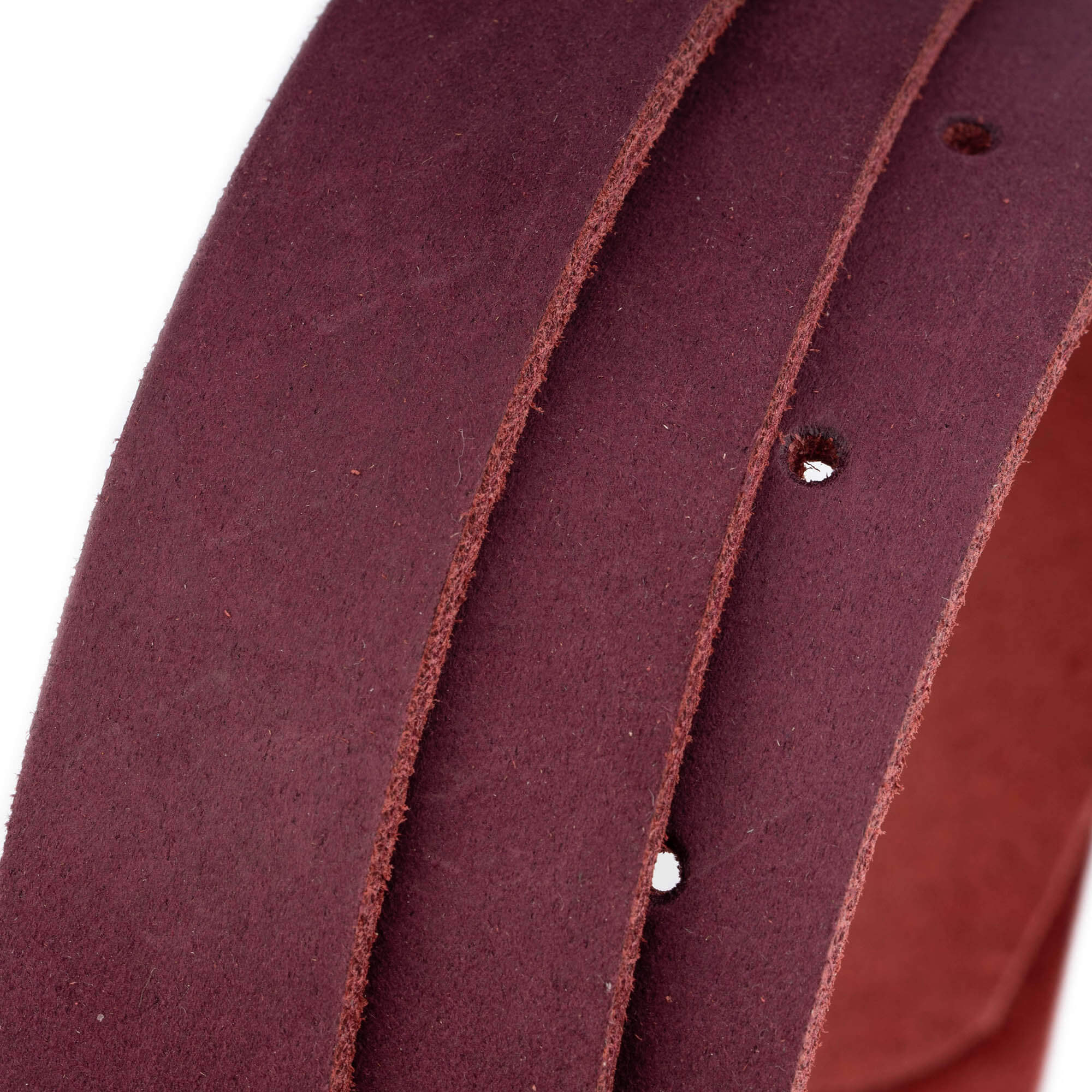 Buy Burgundy Soft Leather Belt With Gold Italian Buckle ...