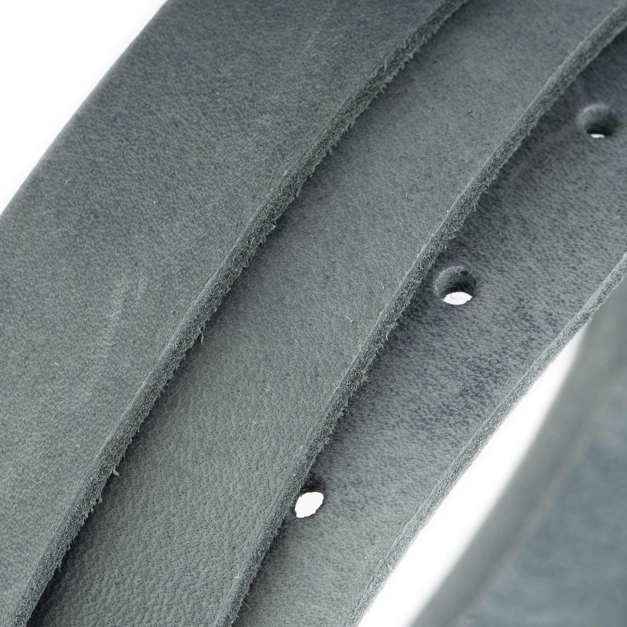 Buy Gray Soft Leather Belt With Square Silver Buckle ...