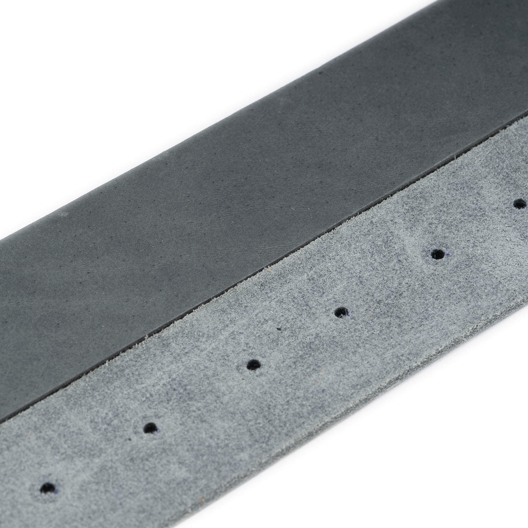 Buy Gray Suede Leather Belt Strap Replacement - LeatherBeltsOnline.com