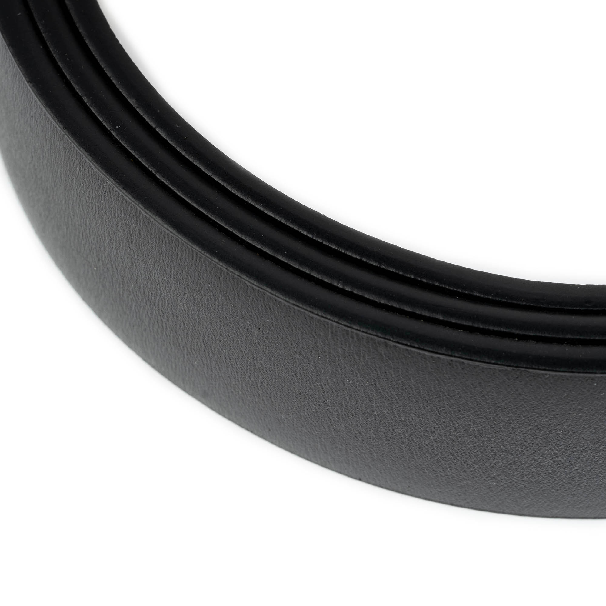 Buy Black Vegan Mens Click Belt Strap Replacement - LeatherBeltsOnline.com