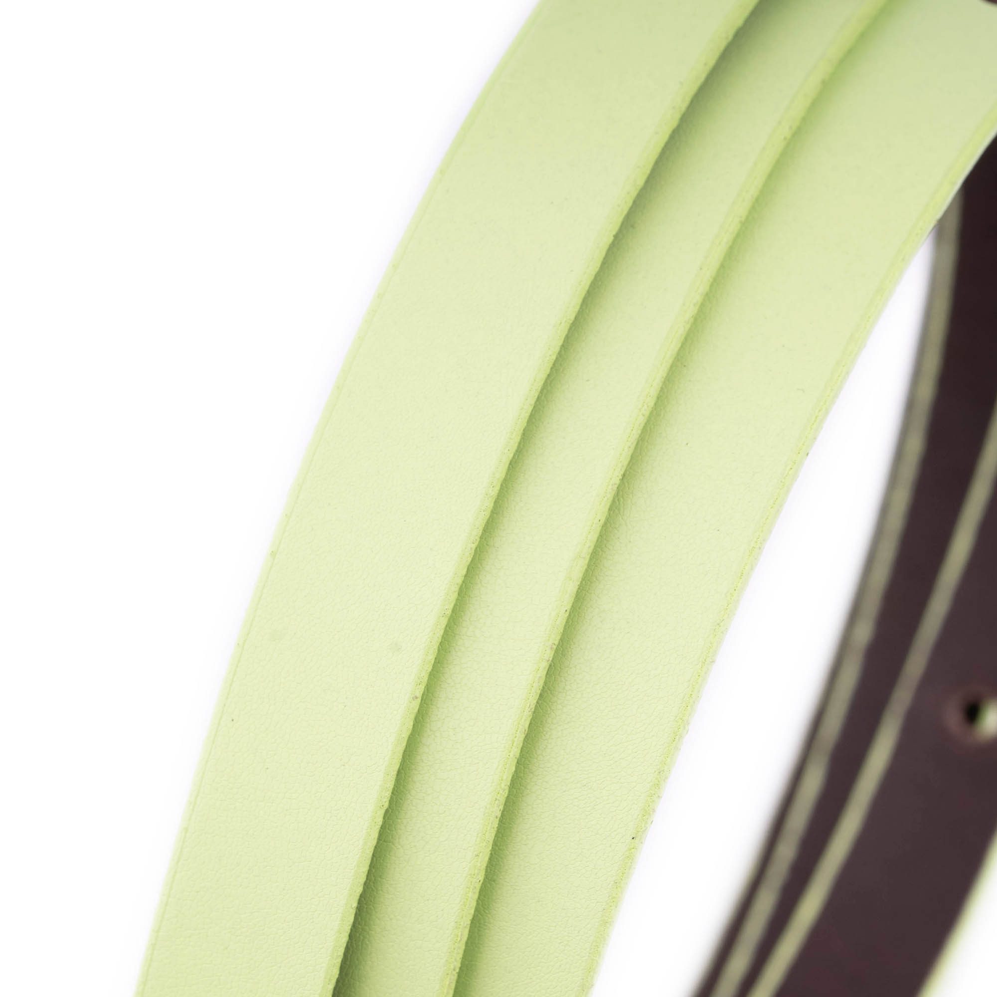 Buy Light Green Skinny Womens Belt - LeatherBeltsOnline.com
